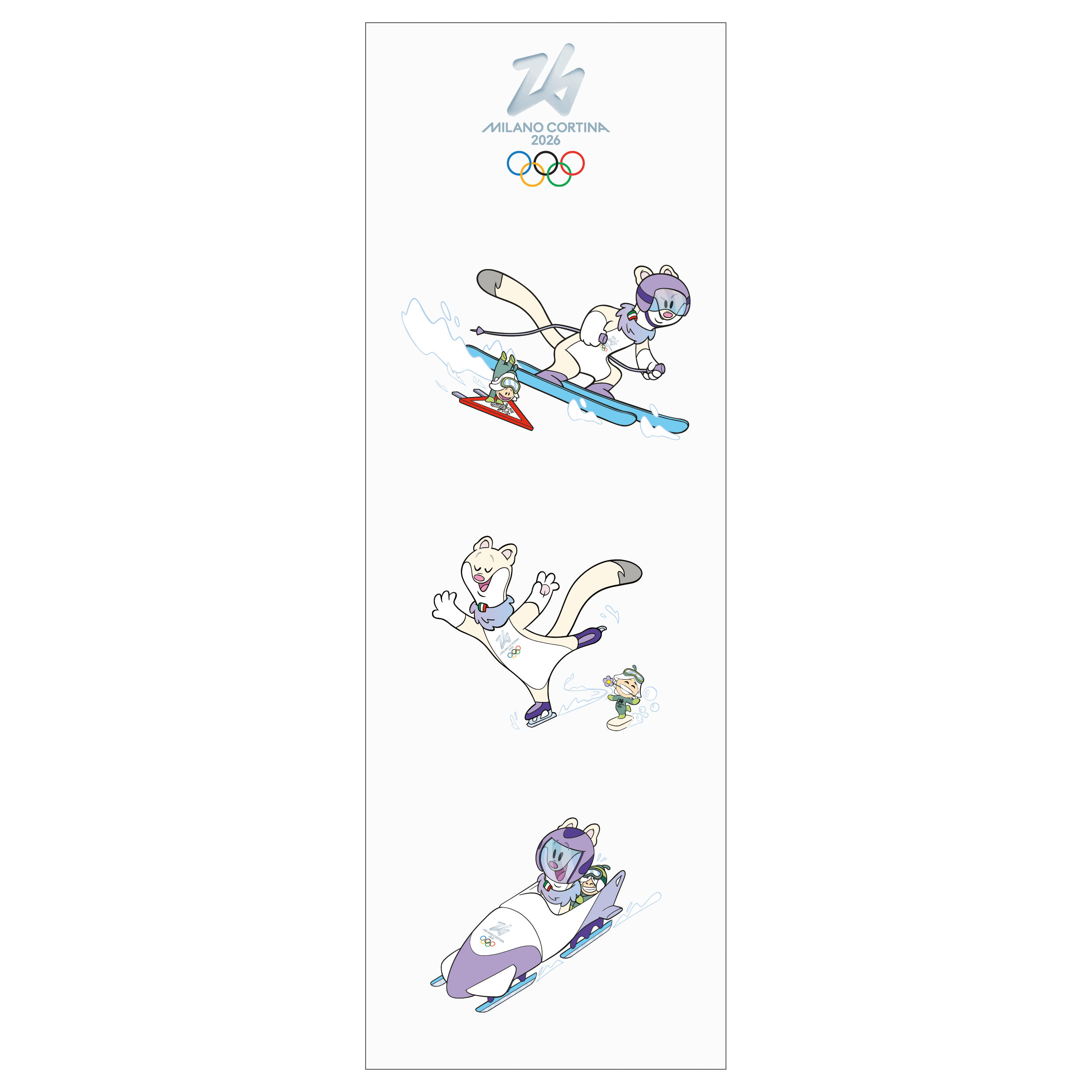 Tina & Flo - Winter Olympics Bookmark – SIME BOOKS